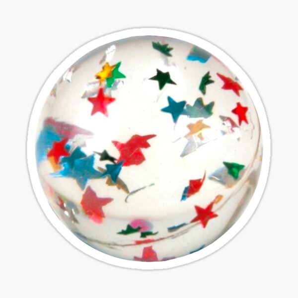"retro bouncy ball" Sticker for Sale by haileycomet05 | Redbubble