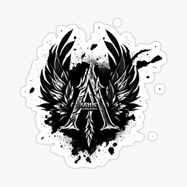 "Ashes Logo" Sticker for Sale by Judas54 | Redbubble