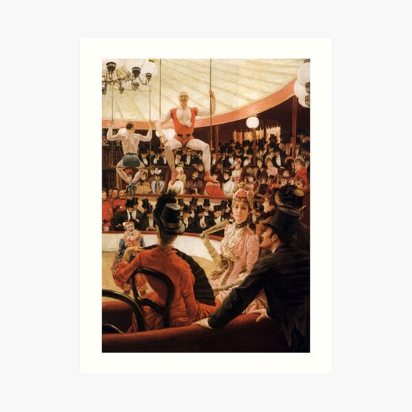 "Vintage James Tissot - Women in Paris The Circus Lovers 1883 Fine Art ...
