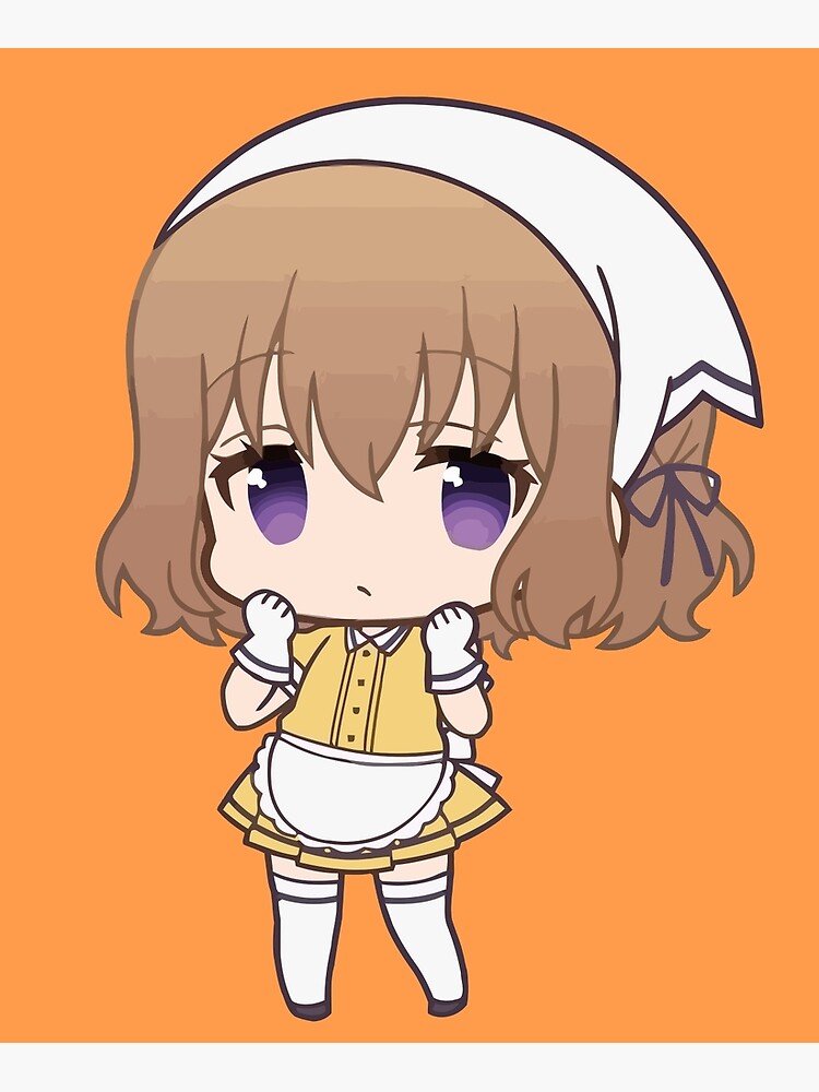 "Mafuyu Chibi" Art Print by Chibify | Redbubble