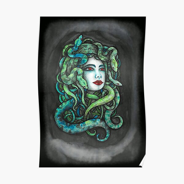"Medusa poison lips " Poster by melaniedann | Redbubble