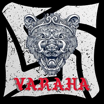 "Varaha, The Boar Incarnation Of Vishnu" Sticker for Sale by ...