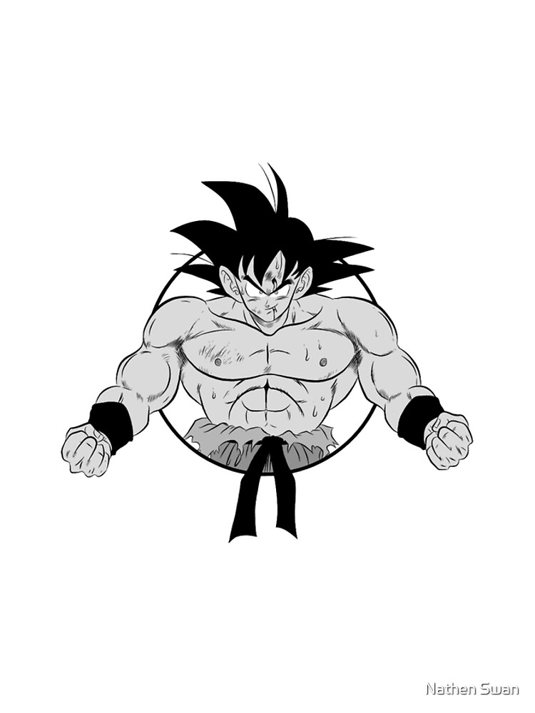 "Goku Back Logo" Graphic T-Shirt Dress for Sale by SwanSquad | Redbubble