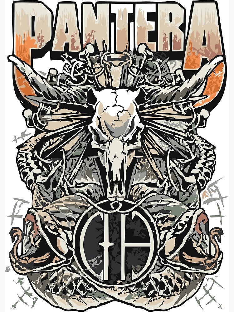 "rock band pantera" Poster for Sale by gentala34 | Redbubble