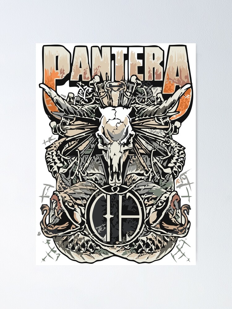 "rock band pantera" Poster for Sale by gentala34 | Redbubble