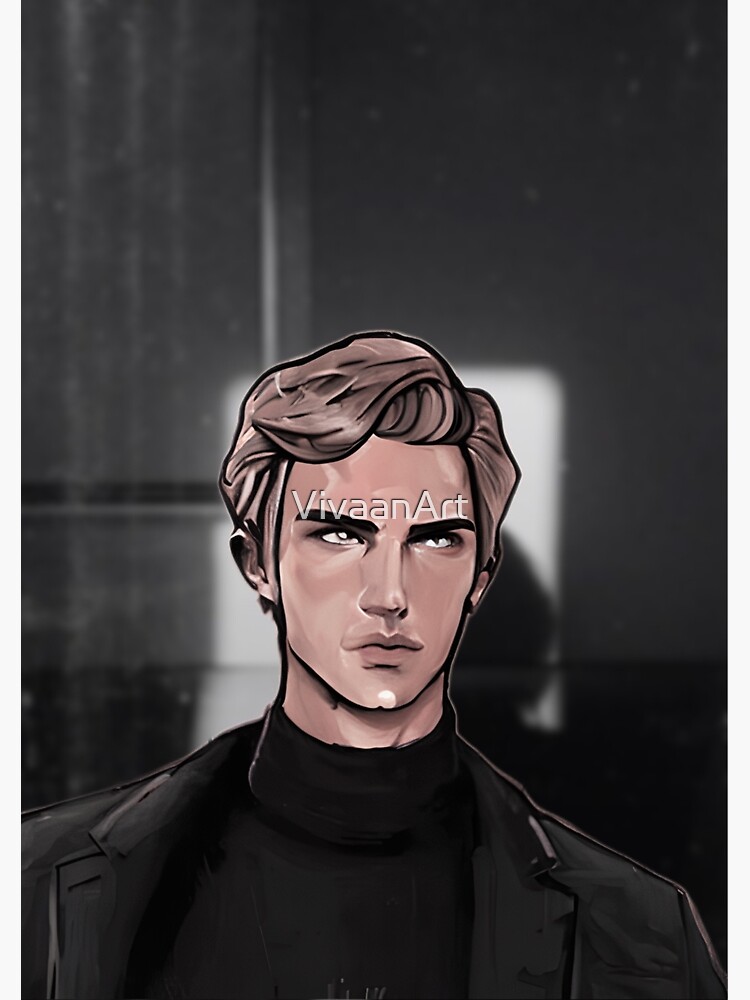 "Aaron Warner Fan Art" Poster for Sale by VivaanArt | Redbubble