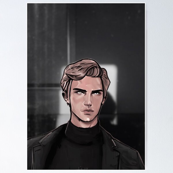"Aaron Warner Fan Art" Poster for Sale by VivaanArt | Redbubble