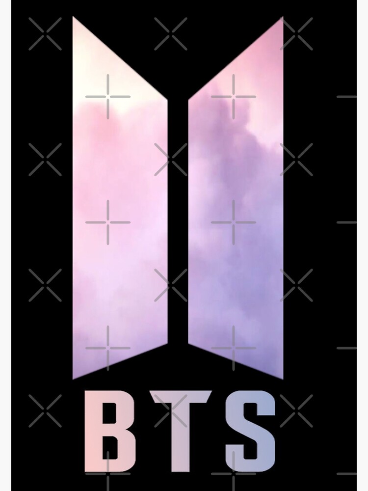 "Bts Logo (New)" Poster for Sale by GENJIEKO | Redbubble