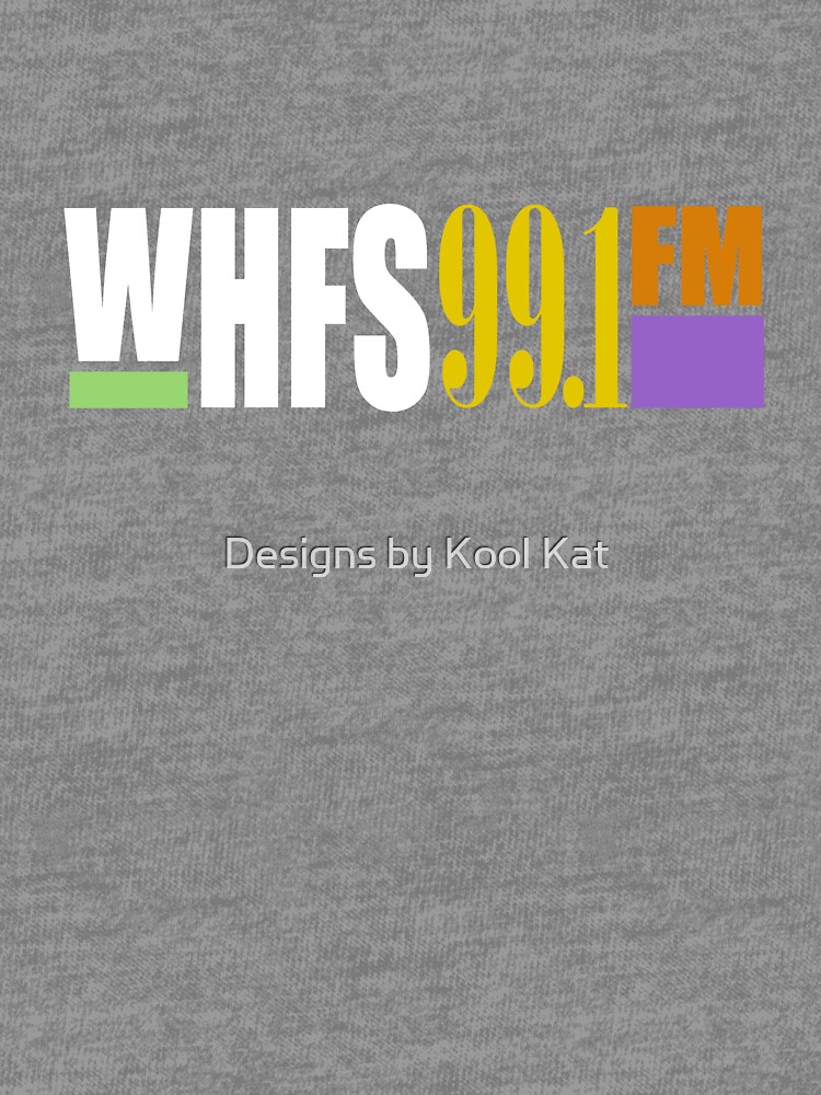 "WHFS 99.1 FM Washington, DC Radio Station Later Logo" Tri-blend T ...