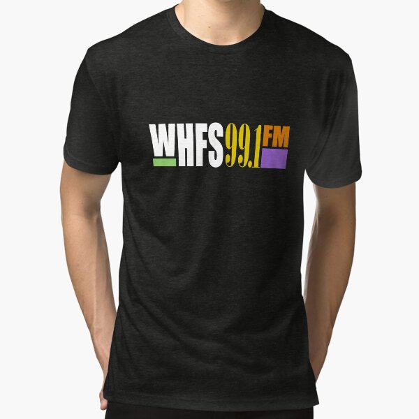 "WHFS 99.1 FM Washington, DC Radio Station Later Logo" Tri-blend T ...