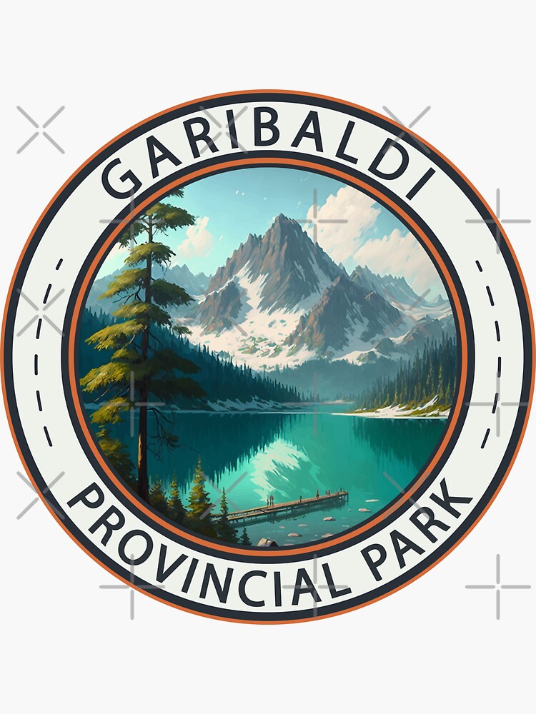 "Garibaldi Provincial Park Canada Badge" Sticker for Sale by ...