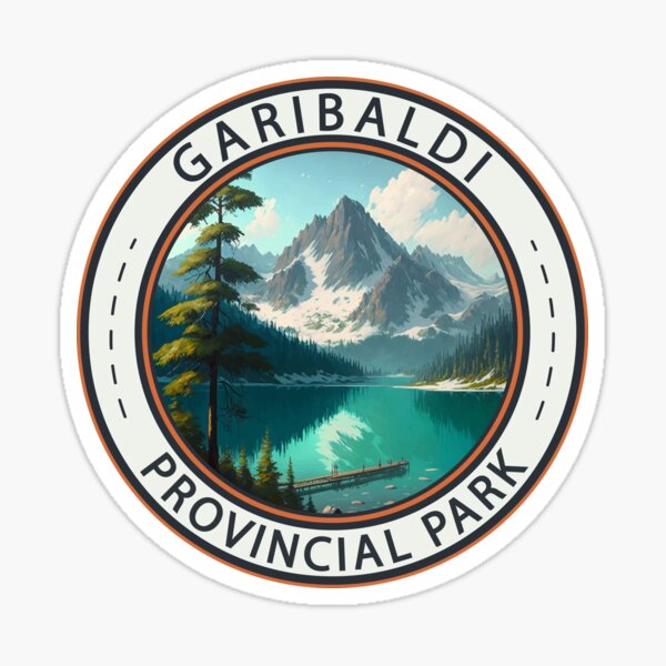 "Garibaldi Provincial Park Canada Badge" Sticker for Sale by ...