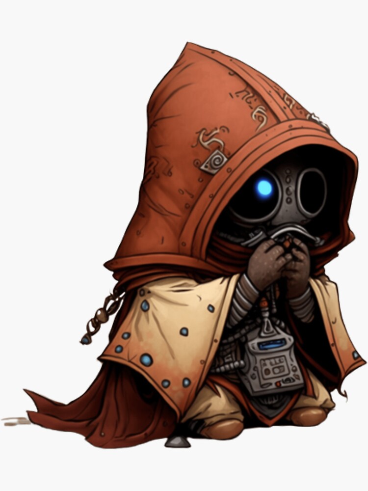 "Cute Tech-Priest" Sticker for Sale by SilverFrog | Redbubble