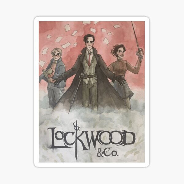 "Lockwood and co Skull" Sticker for Sale by MsCuddlesDesign | Redbubble