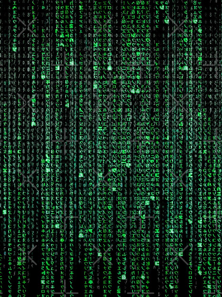 "HD Matrix Digital Rain" Drawstring Bag for Sale by mangoBird | Redbubble