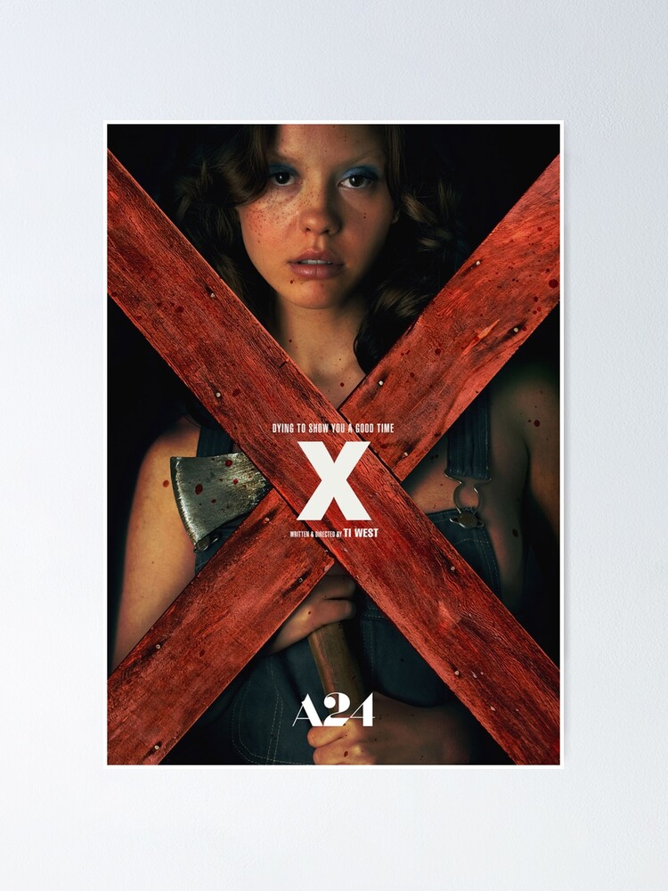 "X movie " Poster for Sale by noomiprints | Redbubble