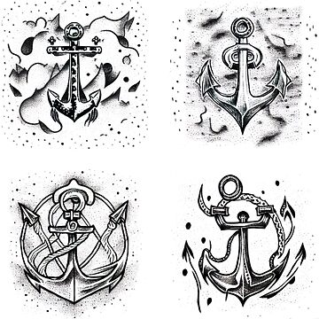 "Anchor Tattoo Design sticker" Sticker for Sale by latesttrendy | Redbubble