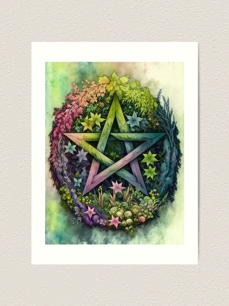 Wiccan Pentacle Art