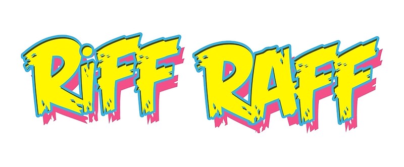 "Riff Raff Logo - Neon Icon" Mugs by EProductions | Redbubble