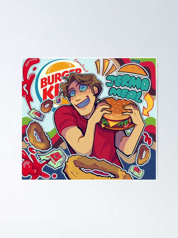 "jerma meal" Poster for Sale by tomaart | Redbubble