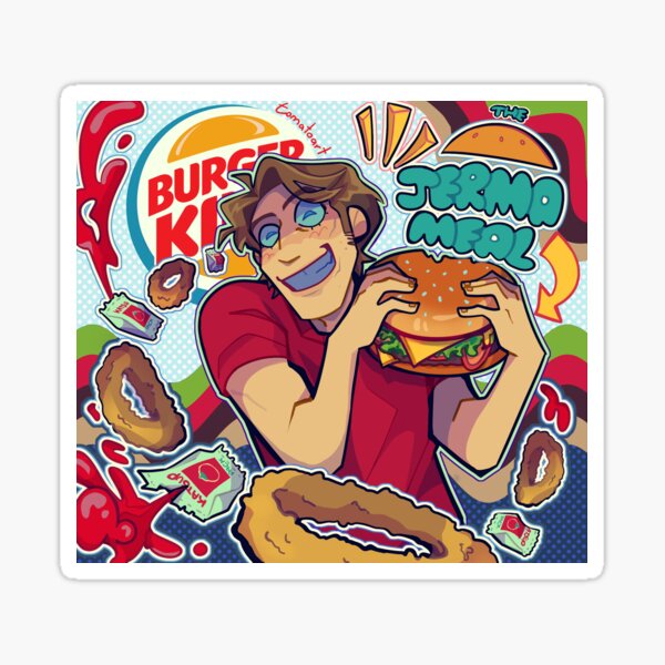 "jerma meal" Sticker for Sale by tomaart | Redbubble