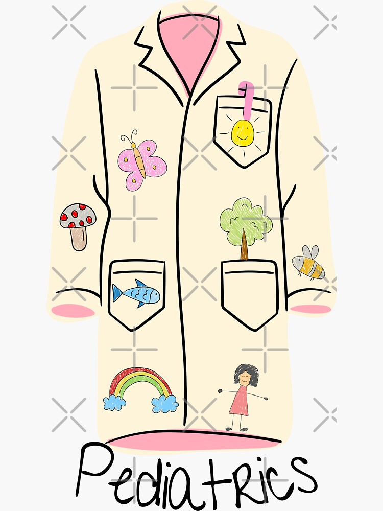 "pediatrics" Sticker for Sale by dessert-skin | Redbubble