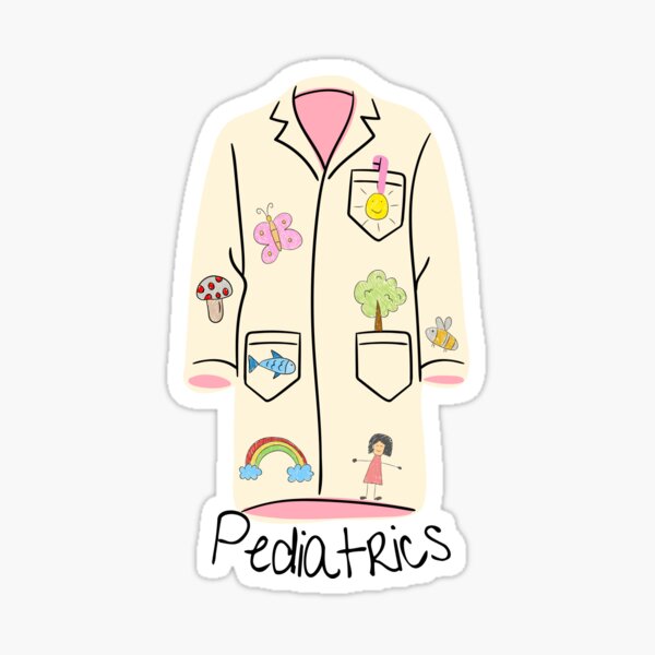"pediatrics" Sticker for Sale by dessert-skin | Redbubble
