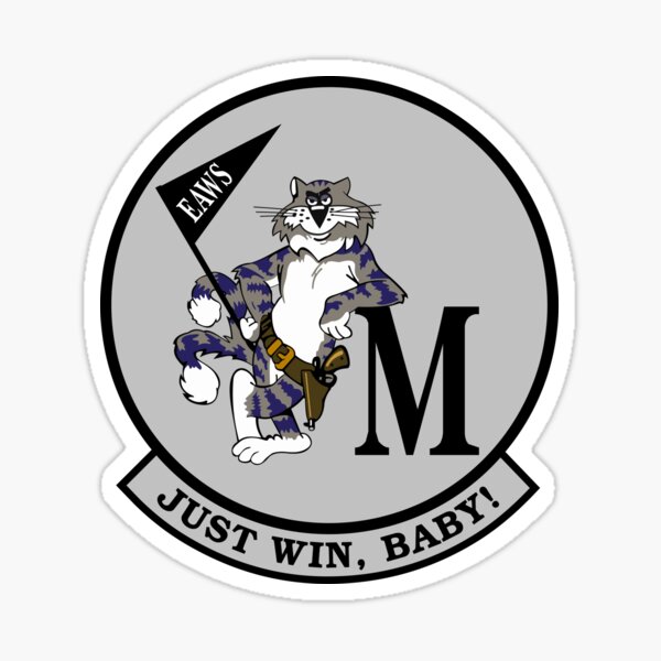 "F-14 Tomcat - Just Win, Baby!" Sticker for Sale by TomcatGypsy | Redbubble