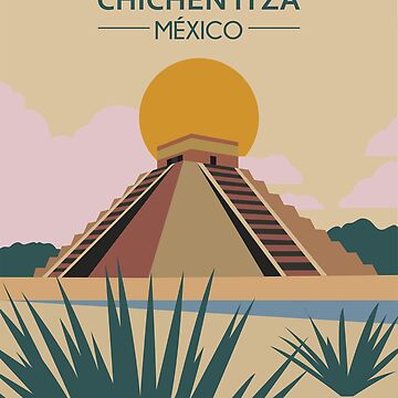 "Chichen Itza" Sticker for Sale by ElPerezosoCo | Redbubble