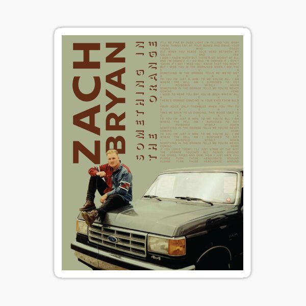 "Zach Bryan" Sticker for Sale by Chase Gardner | Redbubble