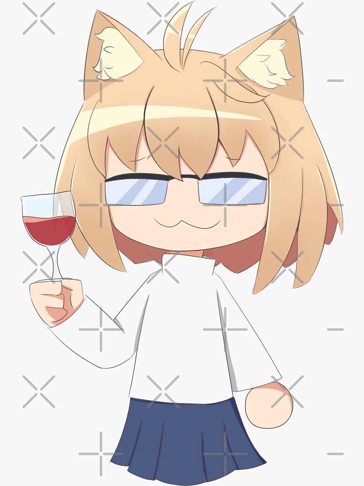 "Neco-Arc" Sticker for Sale by Fishywagon | Redbubble