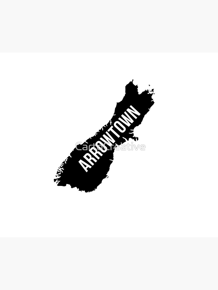 "Arrowtown, New Zealand Silhouette" Poster for Sale by CartoCreative ...