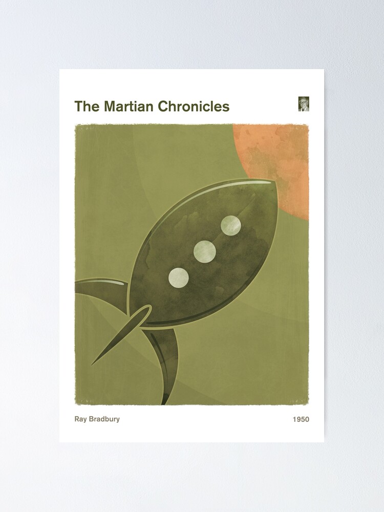 "Ray Bradbury's The Martian Chronicles - Sci Fi Literary Art for Book ...