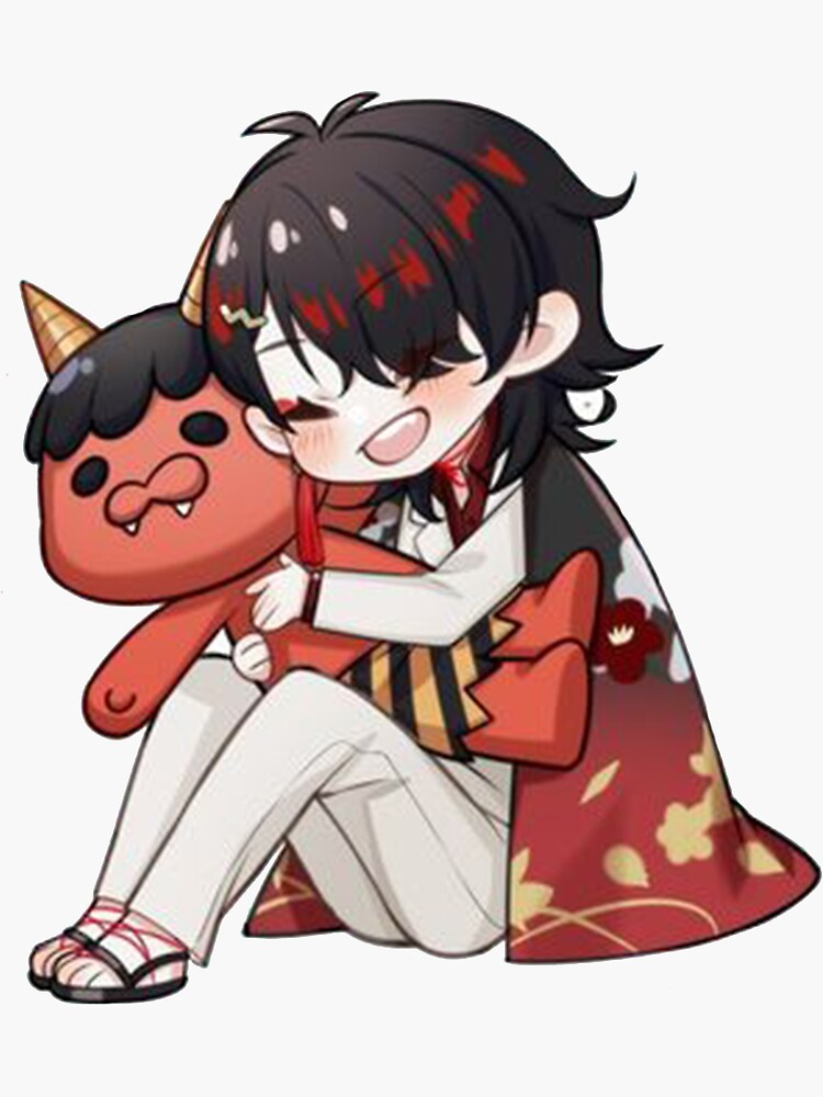 "Vox Akuma" Sticker for Sale by PaleorFish | Redbubble