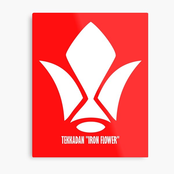 "Tekkadan Iron Blooded Orphans White Logo" Metal Print for Sale by ...