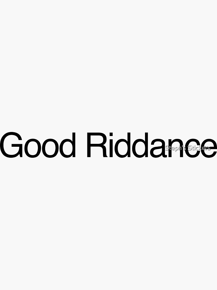 "Gracie Abrams - Good Riddance" Sticker for Sale by stephanie-idk ...