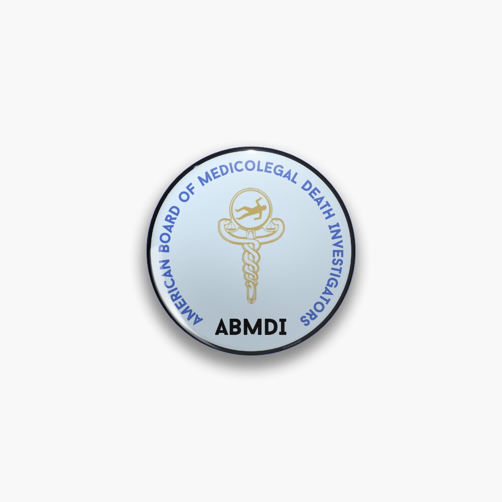 "American Board of Medicolegal Death Investigators (ABMDI)" Sticker for ...
