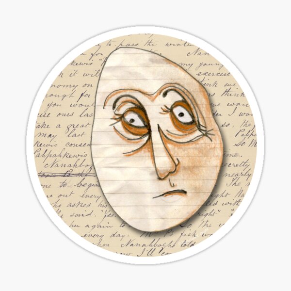 "FUNNY FACE - Emoji FACE - Emotion FACE - WORRIED FACE" Sticker for ...