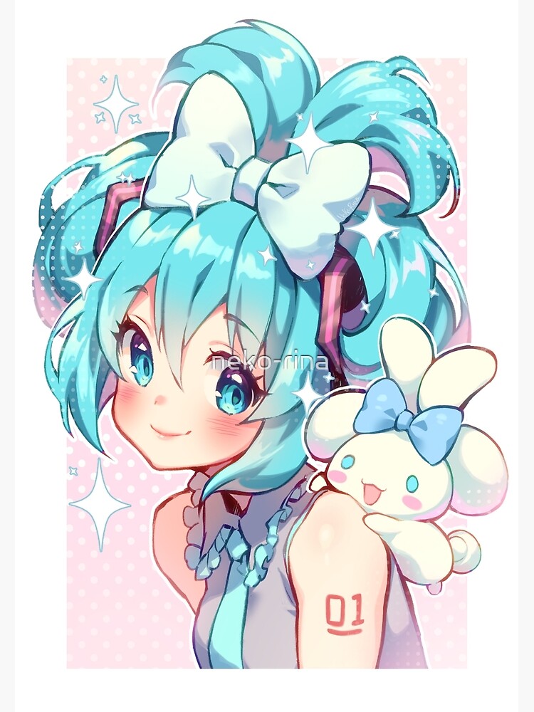 "cinnamiku" Poster by neko-rina | Redbubble