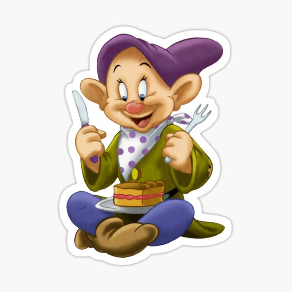 "Dopey" Sticker by cricri33190 | Redbubble