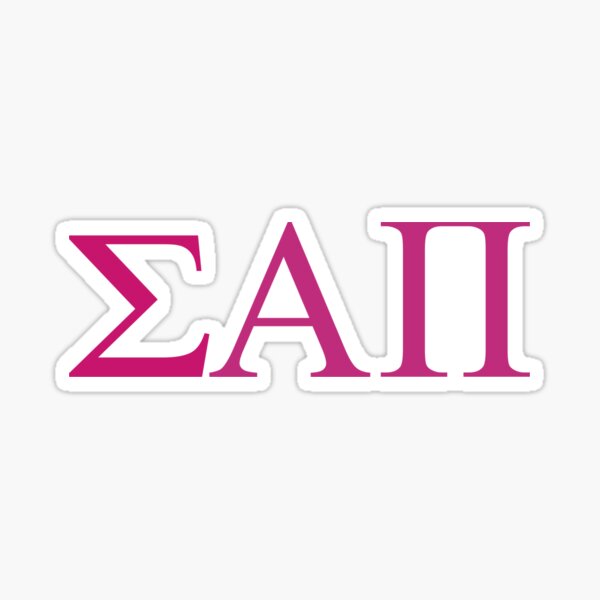 "Sigma Alpha Pi - NSLS" Sticker for Sale by ghilardimghil | Redbubble