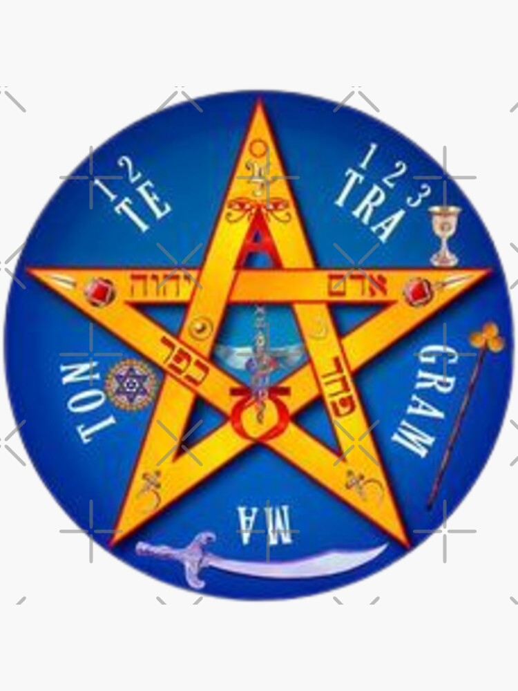 "Symbols. TETRAGRAMMATON. Protection." Sticker by DiferenceArt | Redbubble