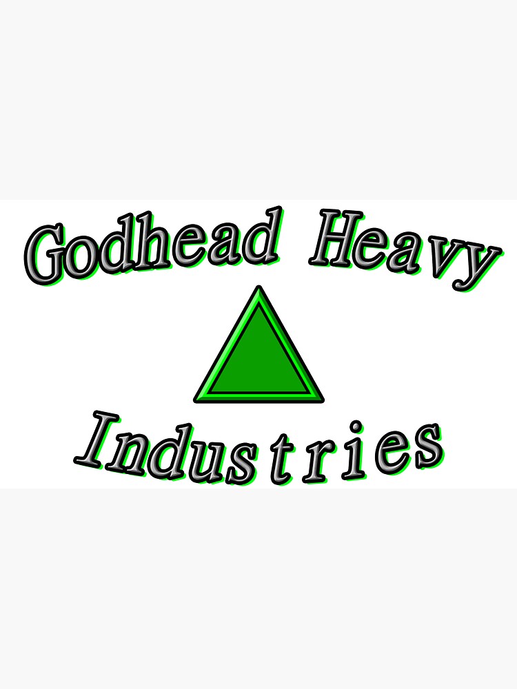 "Godhead Heavy Industries Logo" Cap for Sale by MightRB | Redbubble
