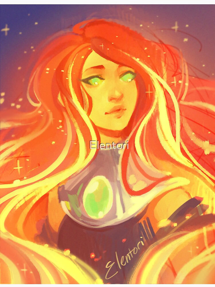 "Starfire" T-shirt for Sale by Elentori | Redbubble | starfire t-shirts ...