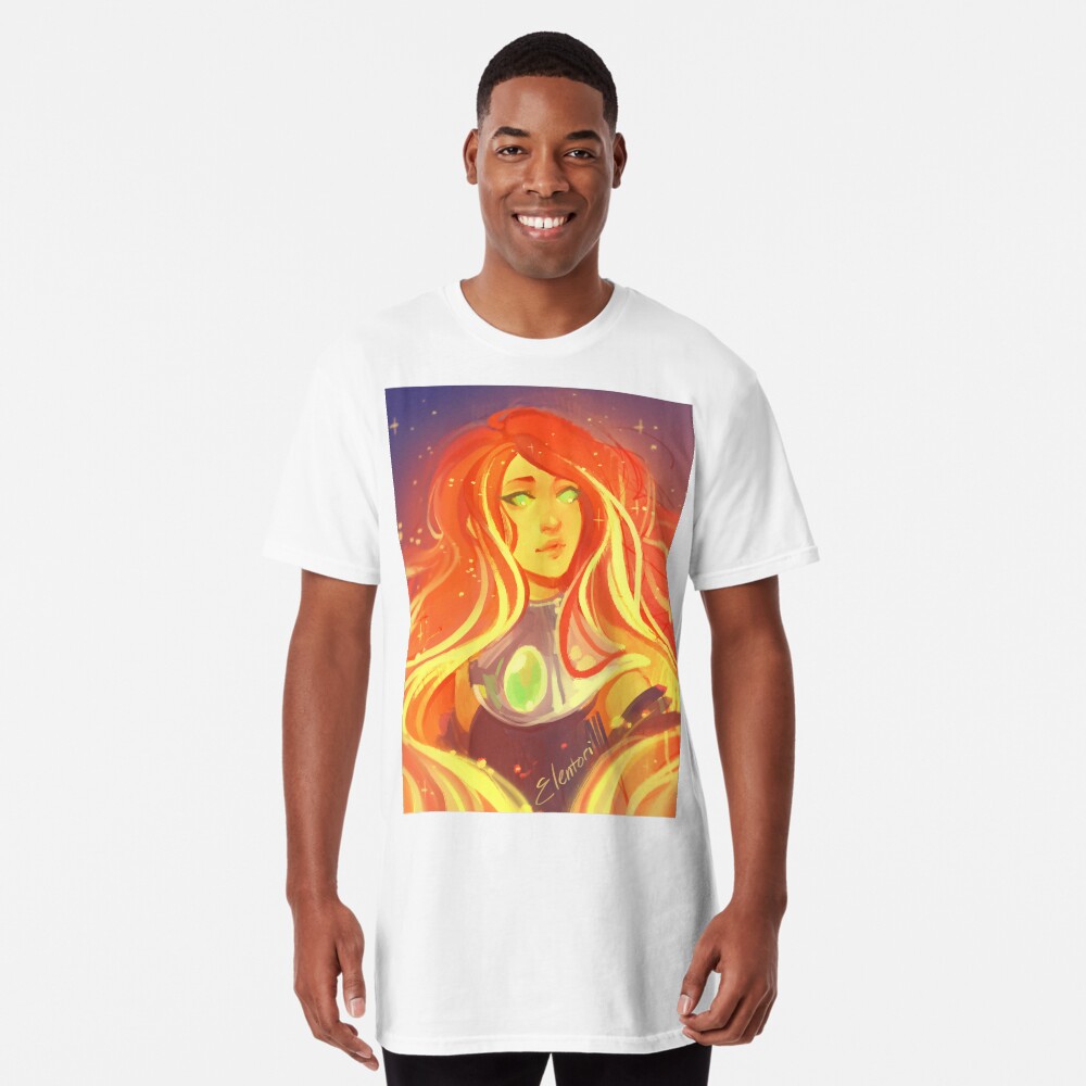 "Starfire" Sticker for Sale by Elentori | Redbubble