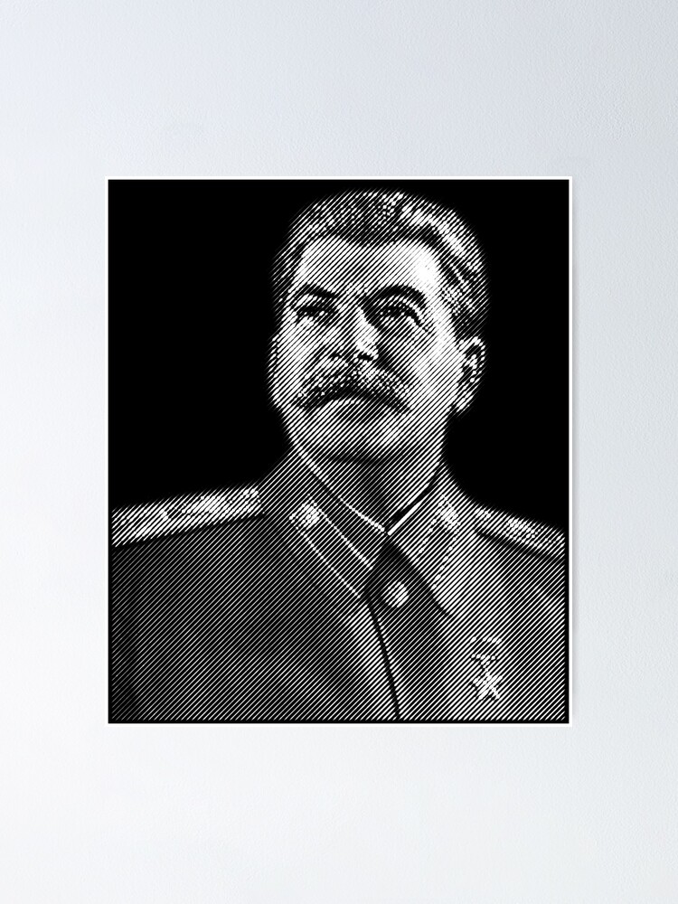"Josef Stalin, portrait " Poster by kislev | Redbubble