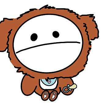 "Stoopid Baby Benny" Sticker for Sale by Spoopy-Crafts | Redbubble