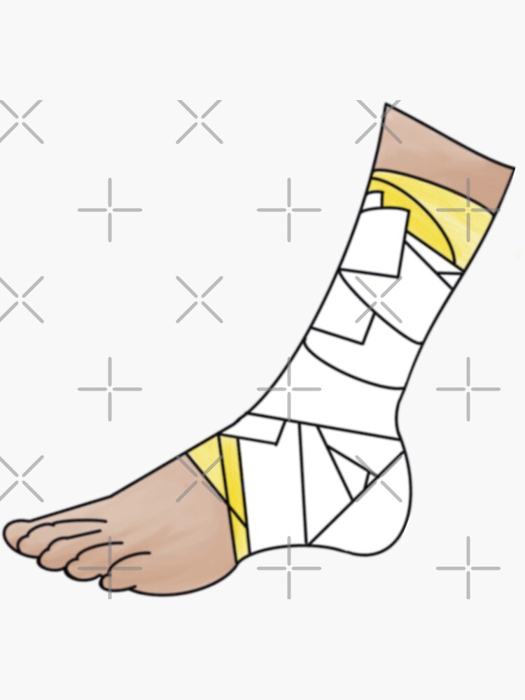 Ankle Taping Clipart