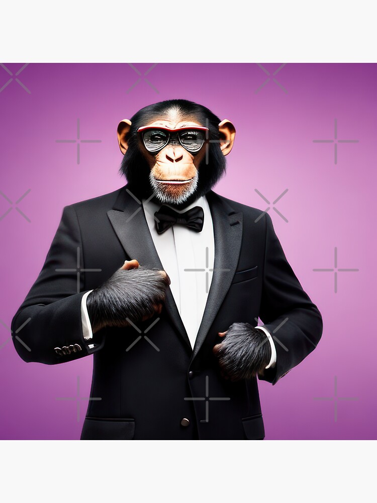 "Professional monkeys, chimps and primates in suits or clothes 1 ...