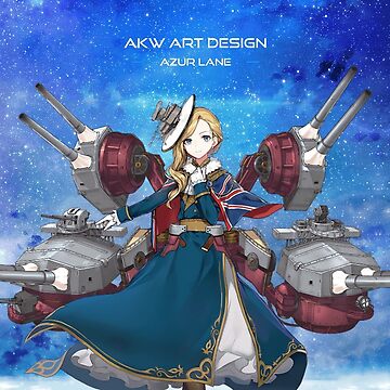 Hood》 Azur Lane || HMS Royal Navy " Sticker for Sale by Akw-Art-Design ...